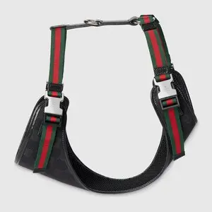Gucci Gg Monogram Pet Collar - Black