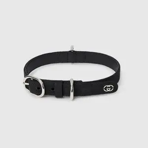 Gucci Gg Monogram Pet Collar - Black