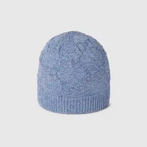 Gucci Baby Gg Pattern Wool Hat, Size - Blue