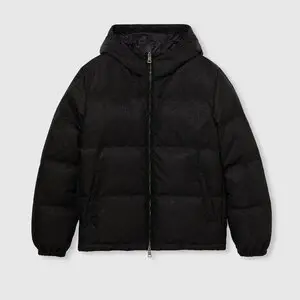 Gucci Reversible Gg Ripstop Nylon Jacket, Size - Black