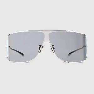 Gucci Mask-shaped Sunglasses - Silver