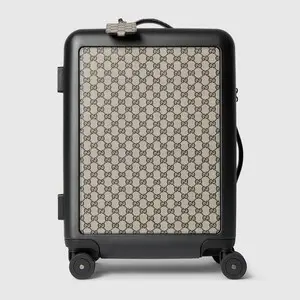 Gucci Cabin Trolley With Monogram Canvas - Black