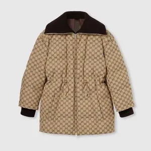 Gucci Gg Canvas Bomber Jacket, Size - Brown