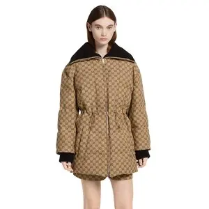 Gucci Gg Canvas Bomber Jacket, Size
