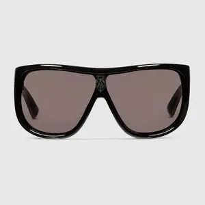 Gucci Oval Frame Sunglasses - Black