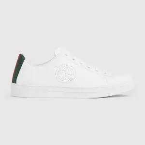 Gucci Gucci Rhyton Trainer With Vintage Logo White