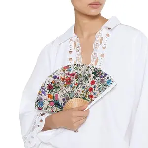 Gucci Large Flora Print Fan
