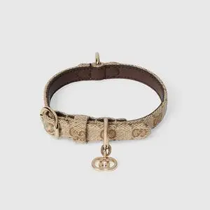 Gucci Gucci Extra-Small Pet Collar Beige