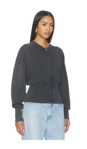 Closed Zipped Cardigan In . Also