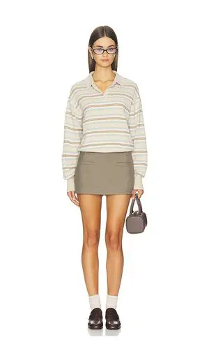 Guest In Residence Collegiate Stripe Polo In . Also