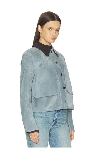 Veronica Beard Walters Cropped Barn Jacket