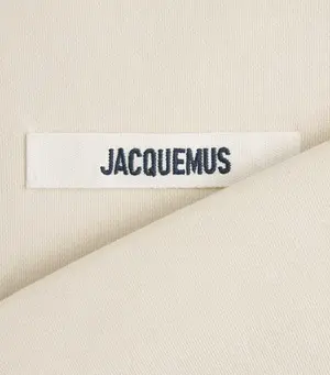 Jacquemus Grosgrain Logo Hoodie - Beige