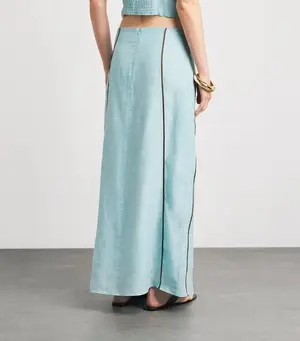 Lug Von Siga Mila Linen Maxi Skirt