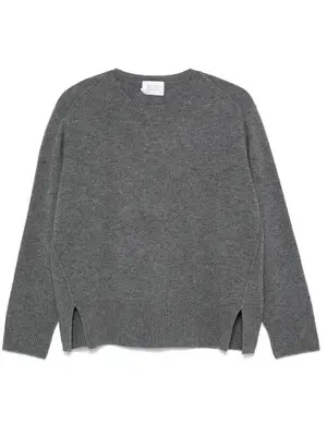 BEYOU Cashmere Crewneck Sweater - Grey