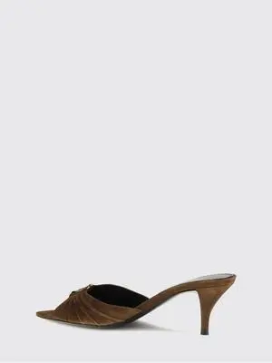 Saint Laurent Babylone Suede Mules