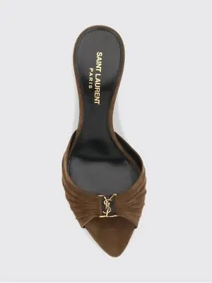 Saint Laurent Babylone Suede Mules