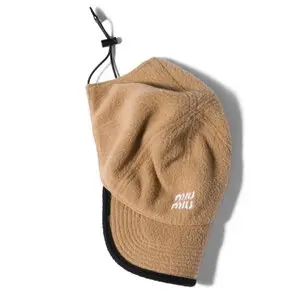 Miu Miu Fleece Baseball Cap