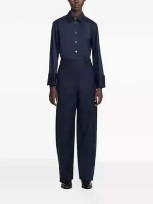 Sandro High-waisted Wide-leg Palazzo Pants