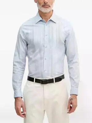 MOS MOSH Long-sleeved Stripe Shirt