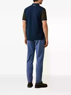 HACKETT LONDON Union Jack Colour-block Polo Shirt