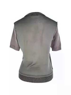 LANVIN Short-sleeve Knitted Top