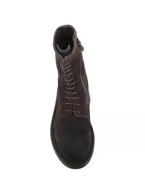 ALEXANDER HOTTO Suede Lace-up Boots