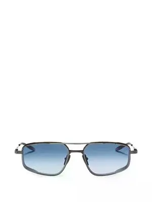 AKONI Atlantis Geometric-frame Sunglasses - Grey