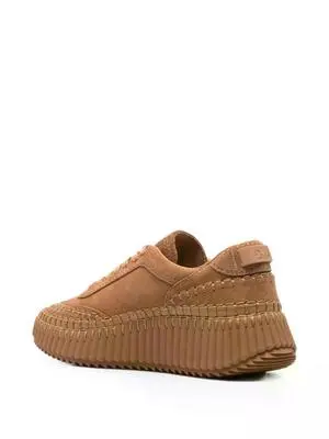 Chloé Nama Whipstitch-trim Sneakers
