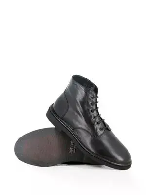 ALEXANDER HOTTO Amphibian Lace-up Leather Ankle Boots