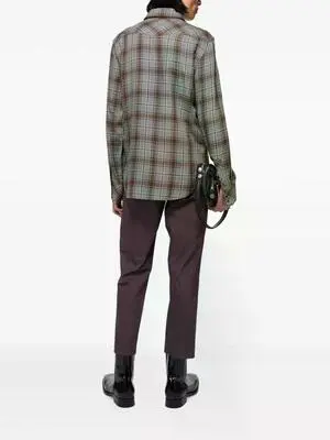 Acne Studios Check Western Shirt - Grey