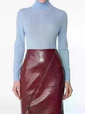 TOCCIN Alma Roll-neck Long-sleeve Sweater - Blue