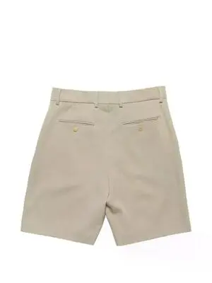 Acne Studios Pleated Wool Shorts