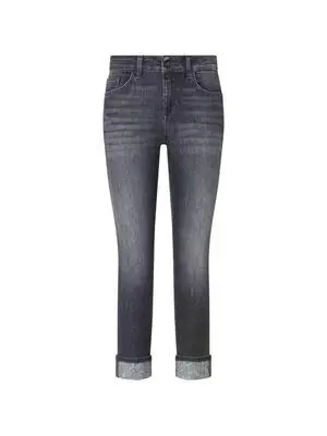 Liu Jo Skinny Jeans With Embellishments - Grey