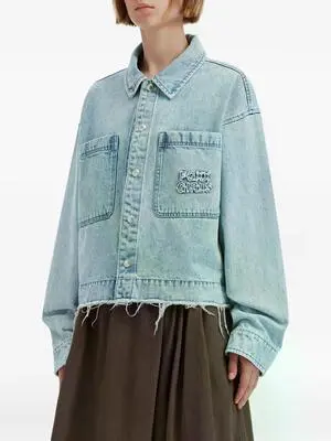 FINGERCROXX Raw-cut Denim Shirt