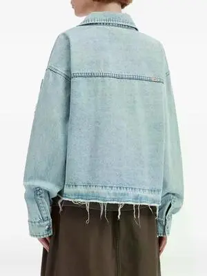FINGERCROXX Raw-cut Denim Shirt