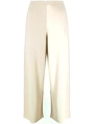 Stella McCartney Contrast-trim Cropped Trousers