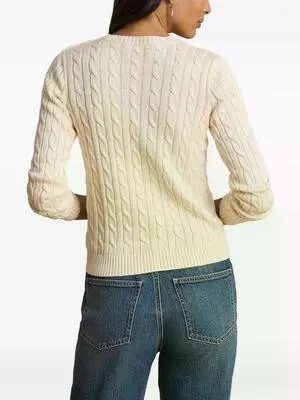 Ralph Lauren Cable-knit Button-detail Sweater