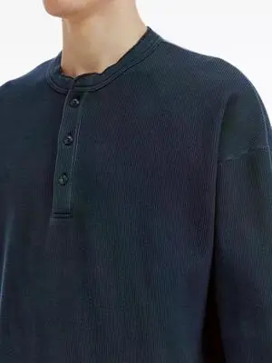 AFTERMATHS Waffle-knit Long-sleeve T-shirt