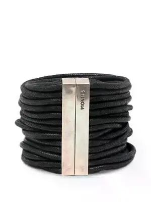 MONIES Multi-strand Wrap Bracelet - Black