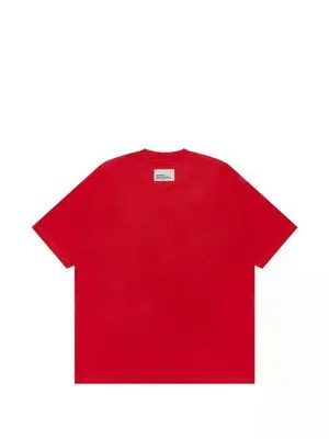AAPE BY *A BATHING APE Logo-patch T-shirt - Red