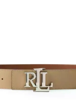 Ralph Lauren Reversible Logo-plaque Leather Belt