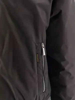 MOORER Ribbed-trim Hooded Jacket