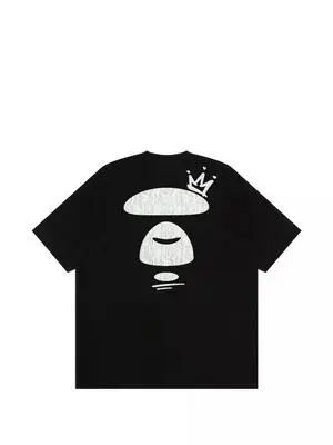 AAPE BY *A BATHING APE Logo-print Cotton T-shirt - Black