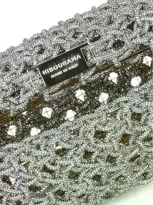 HIBOURAMA Crystal-embellished Cylindrical Shoulder Bag