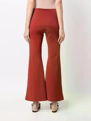 Stella McCartney Compact Knit Flared Trousers