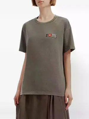 FINGERCROXX Cotton T-shirt With Logo Embroidery