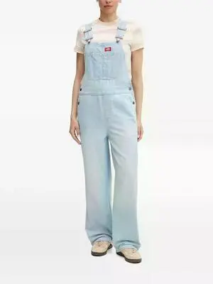 Dickies Patch-pocket Denim Dungarees