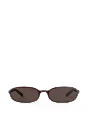 ROTATE BY BIRGER CHRISTENSEN X Chimi Oval-frame Sunglasses - Red