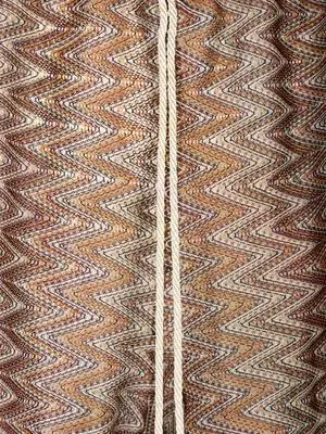 PALMACEA Nair Zigzag-knit Tassel-detail Shorts - Brown