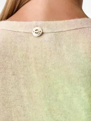 TWINSET Pointelle-knit Ribbed Sweater